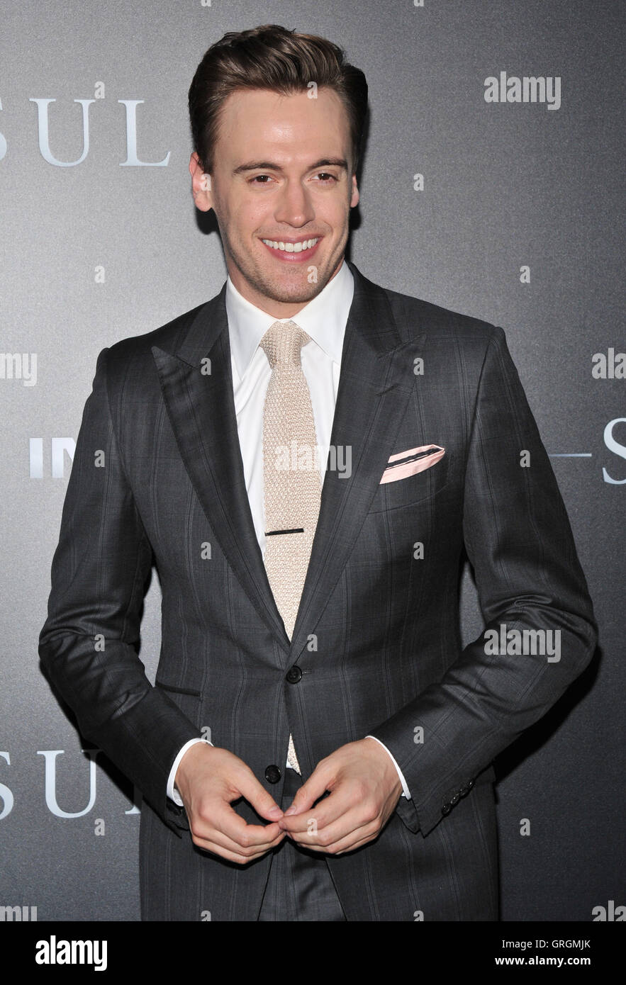 New York,NY-September 6: Erich Bergen attends the 'Sully' New York ...