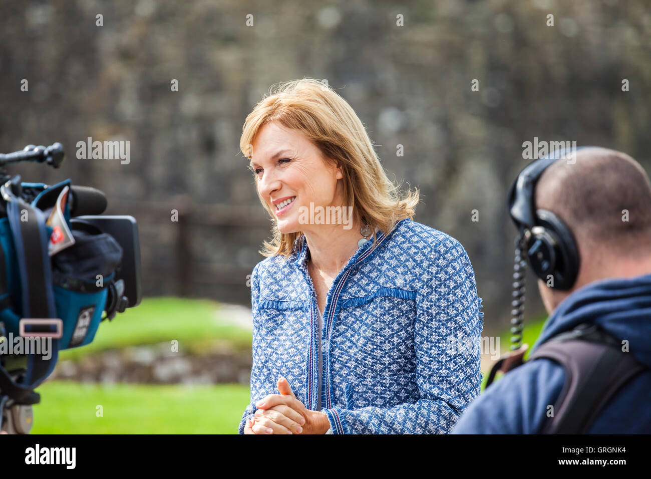 Pembroke, Wales, UK. 7th Sep, 2016. Fiona Bruce on BBC Antiques ...