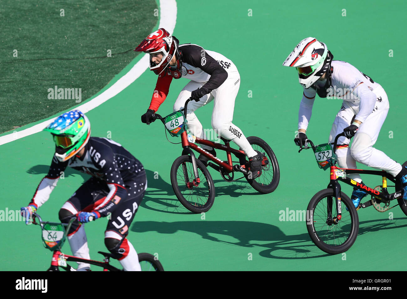 Rio de Janeiro, Brazil. 19th Aug, 2016. Olympic 2016 BMX cycling ...
