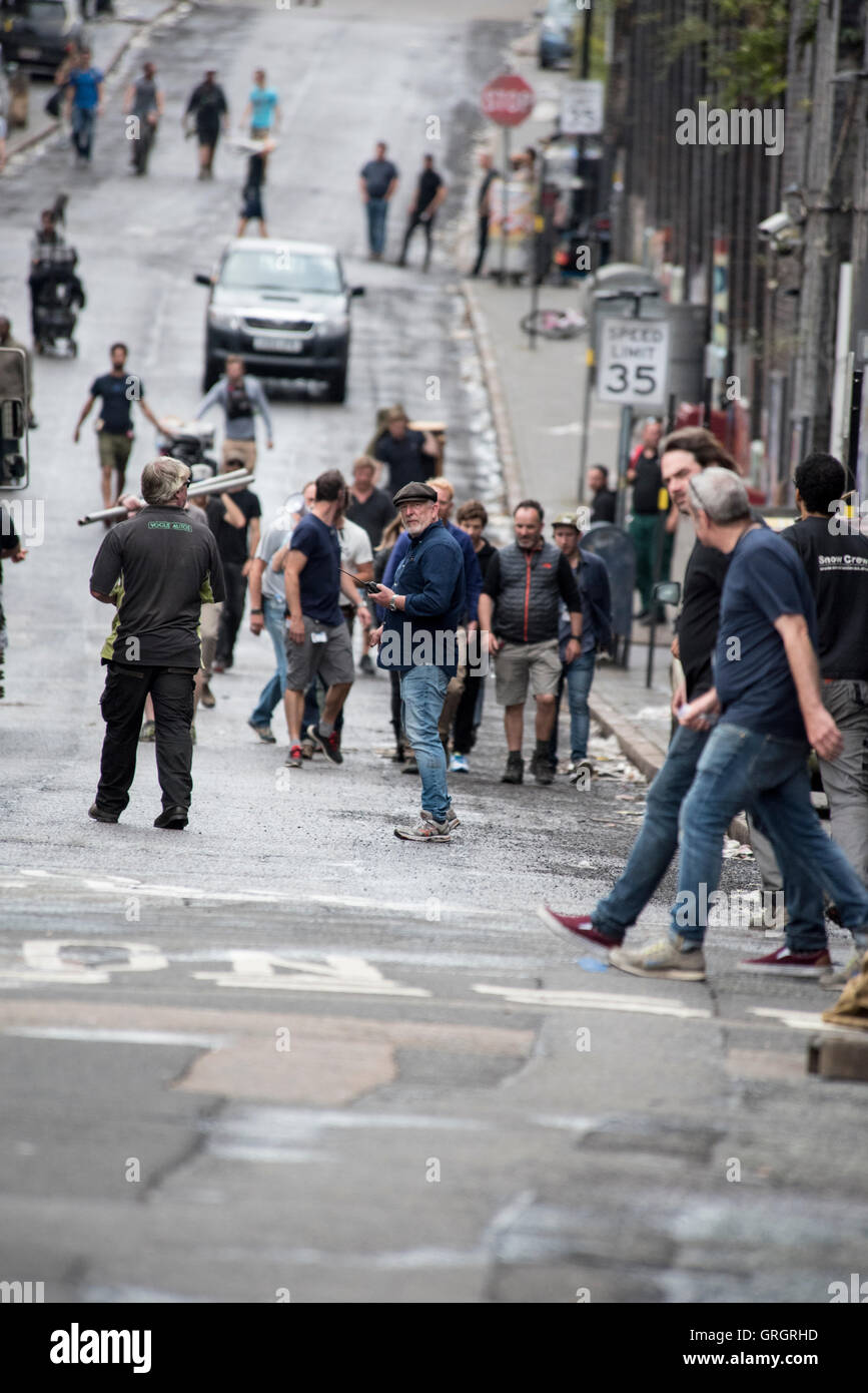 Car crash movie set hi-res stock photography and images - Alamy