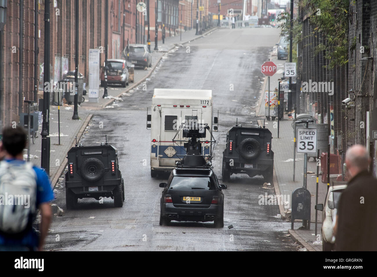 Car crash movie set hi-res stock photography and images - Alamy