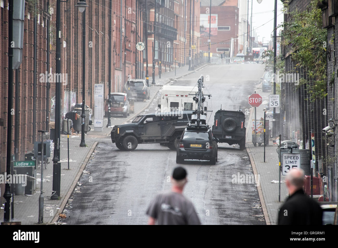Car crash movie set hi-res stock photography and images - Alamy