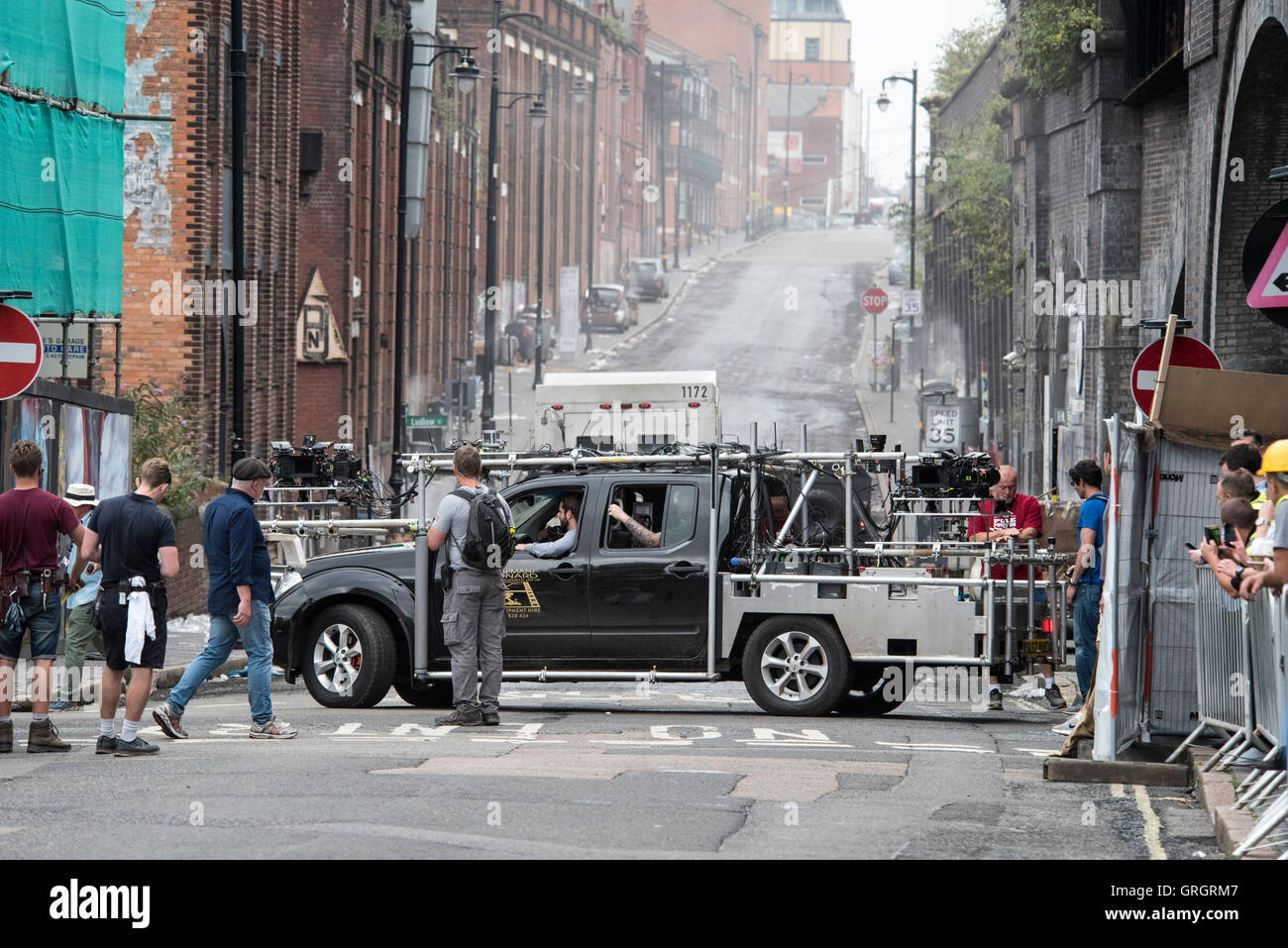 Car crash movie set hi-res stock photography and images - Alamy