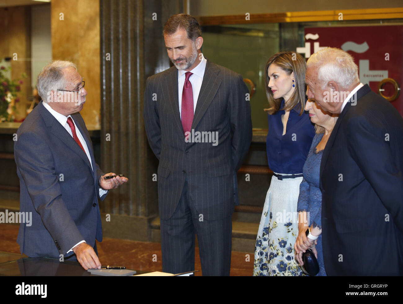 Madrid, Madrid, Spain. 7th Sep, 2016. King Felipe VI of Spain, Queen ...