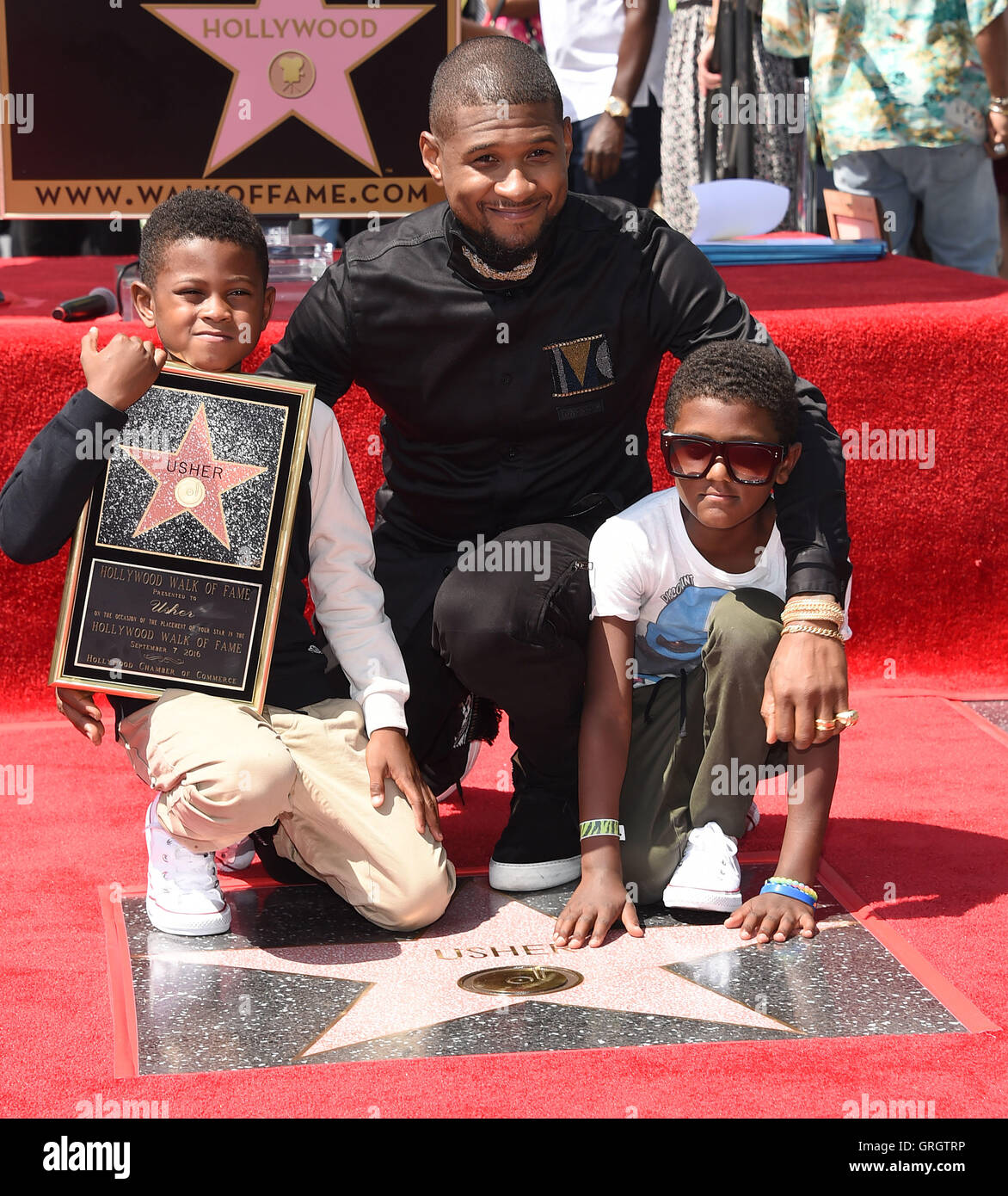 Hollywood, California, USA. 7th Sep, 2016. Usher, Usher Raymond V and ...