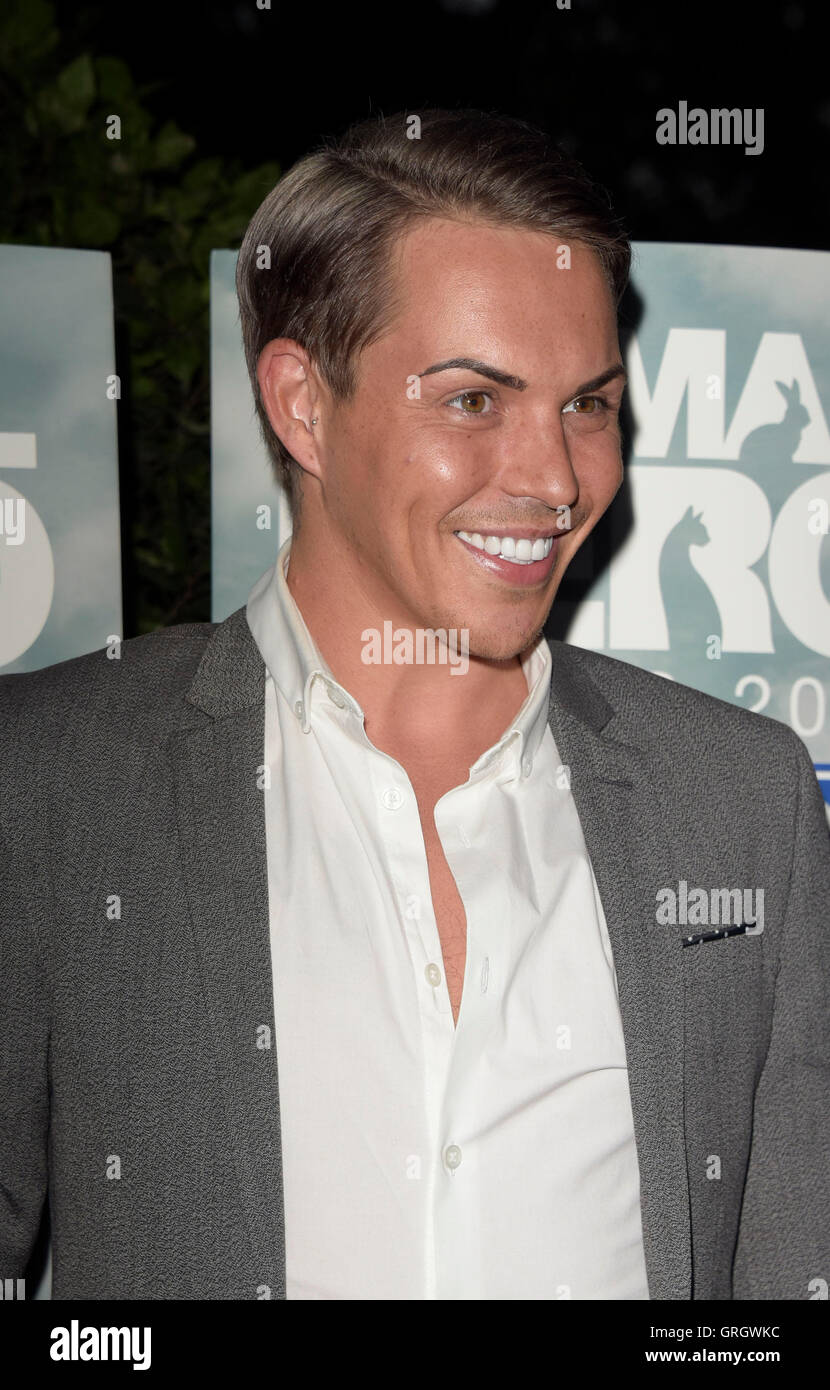 London, UK. 07th Sep, 2016. Bobby Norris attending the Daily Mirror ...