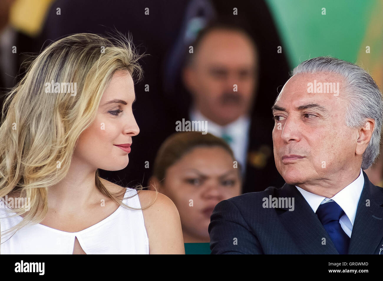 Brasilia, Brazil. 7th Sep, 2016. Image provided by Brazil's Presidency ...