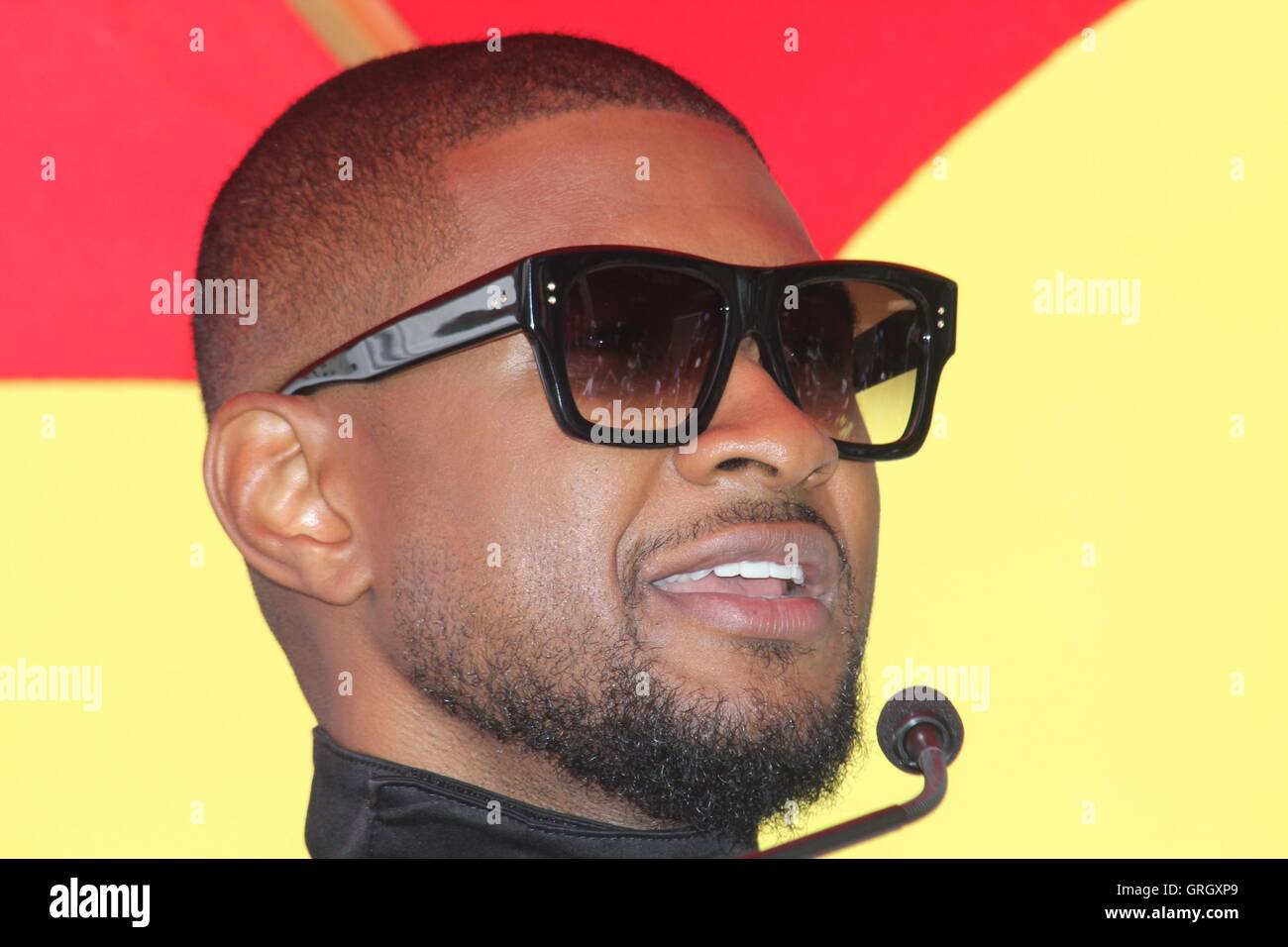 Hollywood, California, USA. 7th Sep, 2016. I15848CHW.USHER Honored With ...