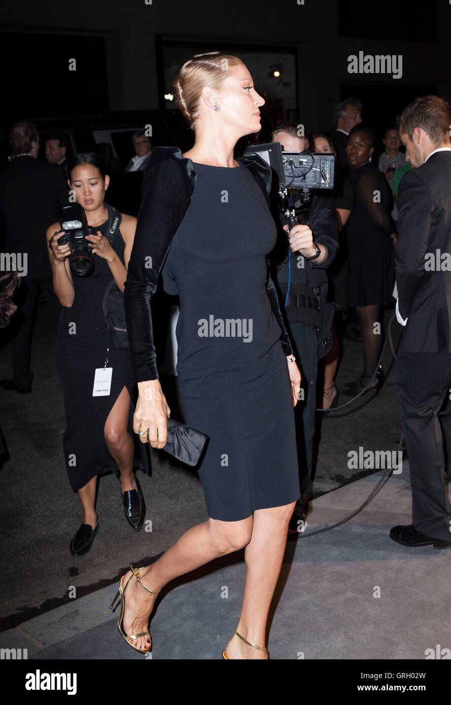 New York, NY, USA. 7th Sep, 2016. Uma Thurman at arrivals for Tom Ford ...