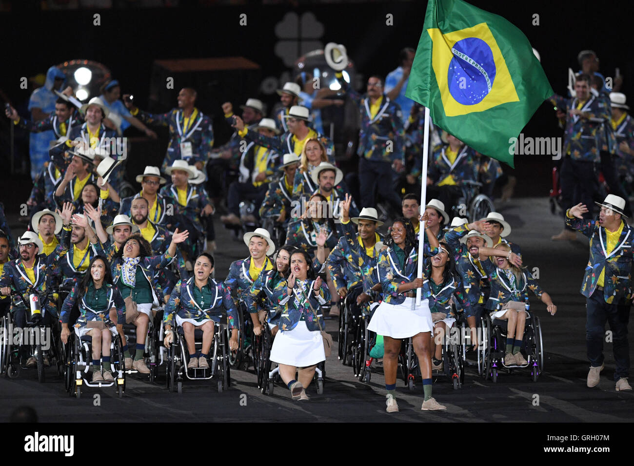 Rio De Janeiro, Brazil. 7th September, 2016. Brazil Delegation (BRA ...