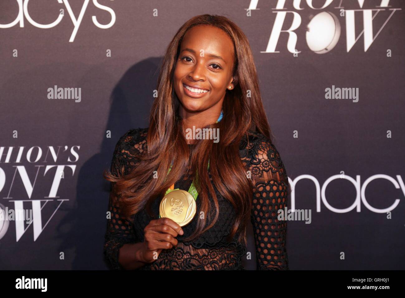 New York, NY, USA. 7th Sep, 2016. Nia Ali in attendance for Macy's ...
