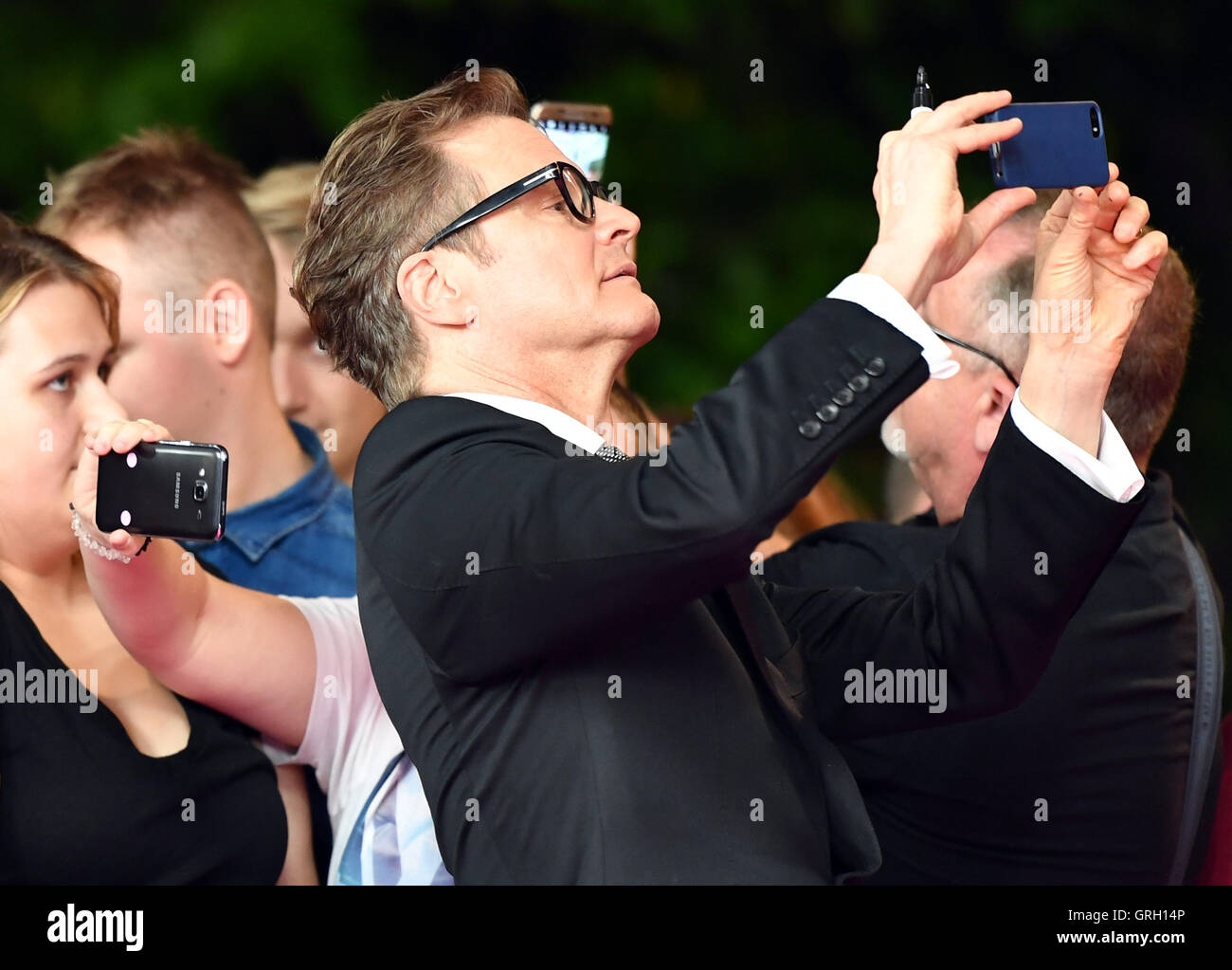 Berlin, Germany. 7th Sep, 2016. British actor Colin Firth arriving for ...