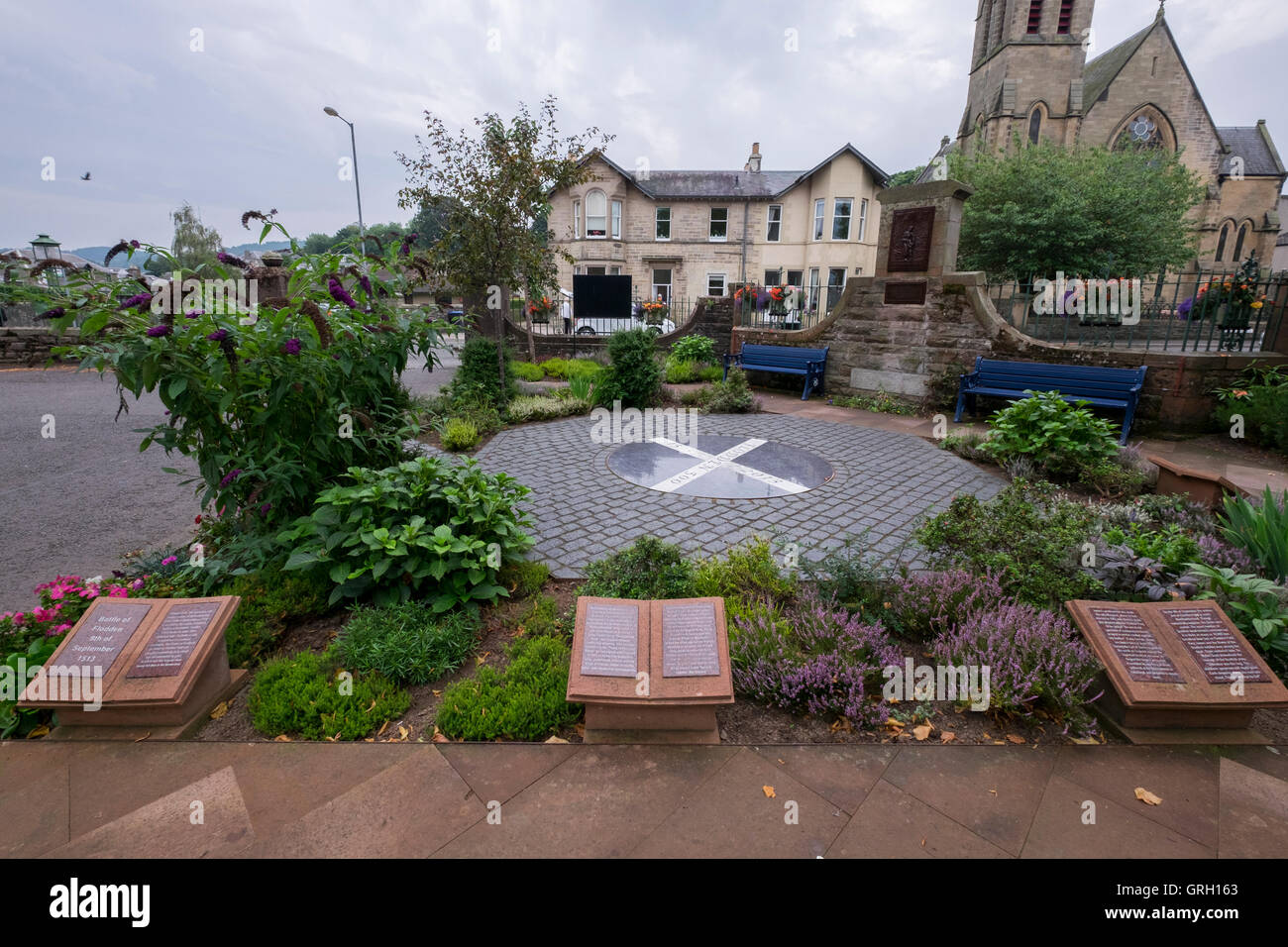 Flodden Memorial Selkirk Memorial Garden to the Battle of Flodden, 9th ...