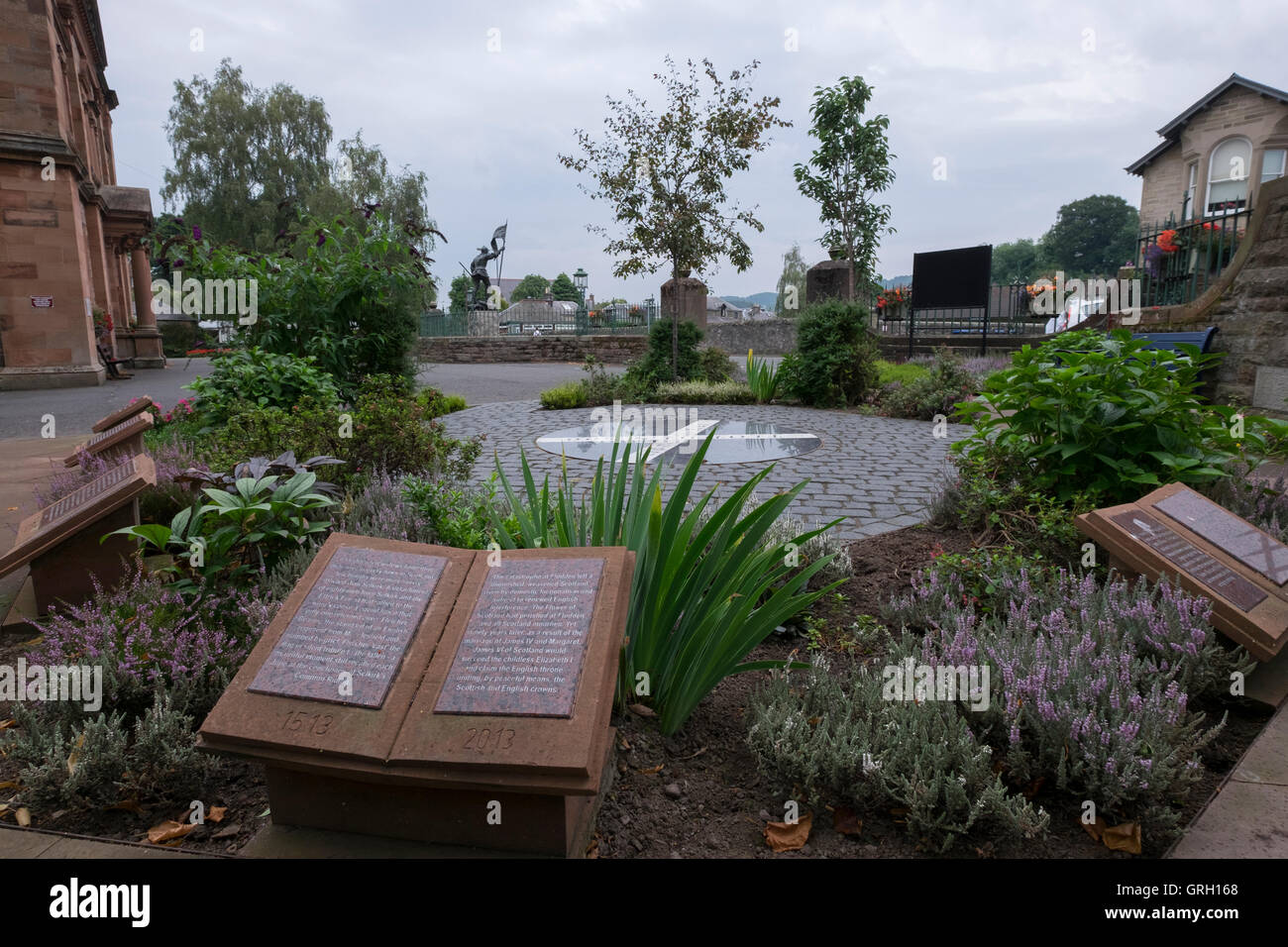 Flodden Memorial Selkirk Memorial Garden to the Battle of Flodden, 9th ...