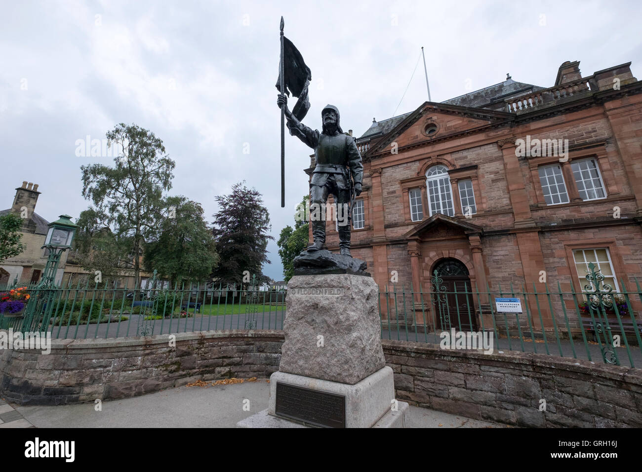 Flodden Memorial Selkirk Memorial Garden to the Battle of Flodden, 9th ...