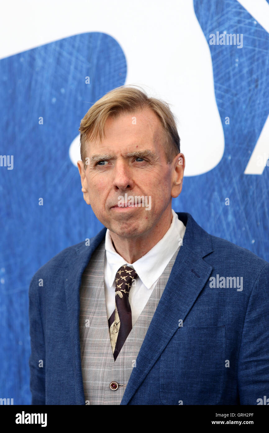 Venice, Italy. 7th September, 2016. Timothy Spall, actor of movie 'The ...