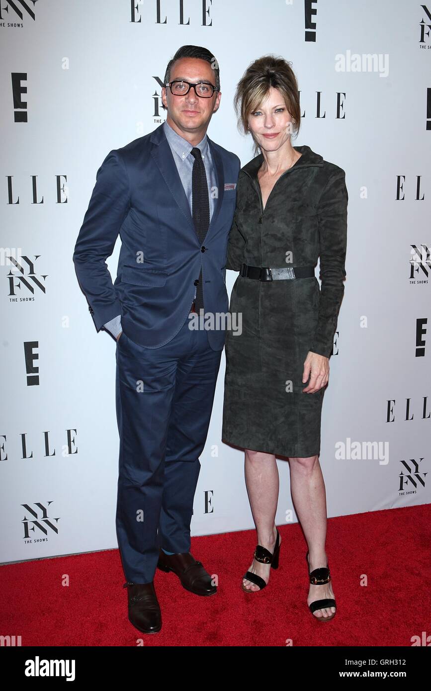 New York, NY, USA. 07th Sep, 2016. Adam Stotsky and Robbie Myers at E ...
