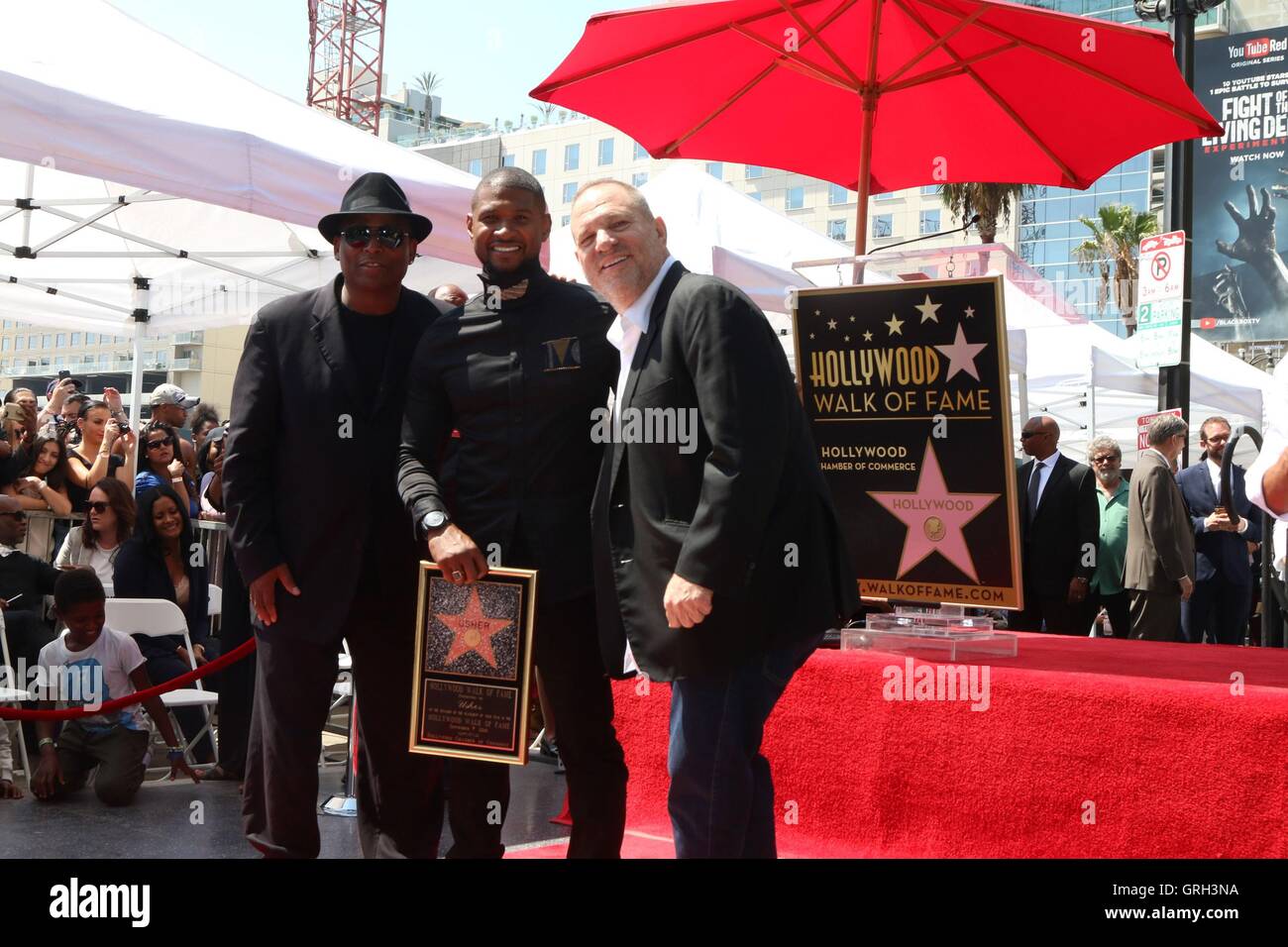 Los Angeles, CA, USA. 7th Sep, 2016. Terry Lewis, aka Jimmy Jam, Usher ...