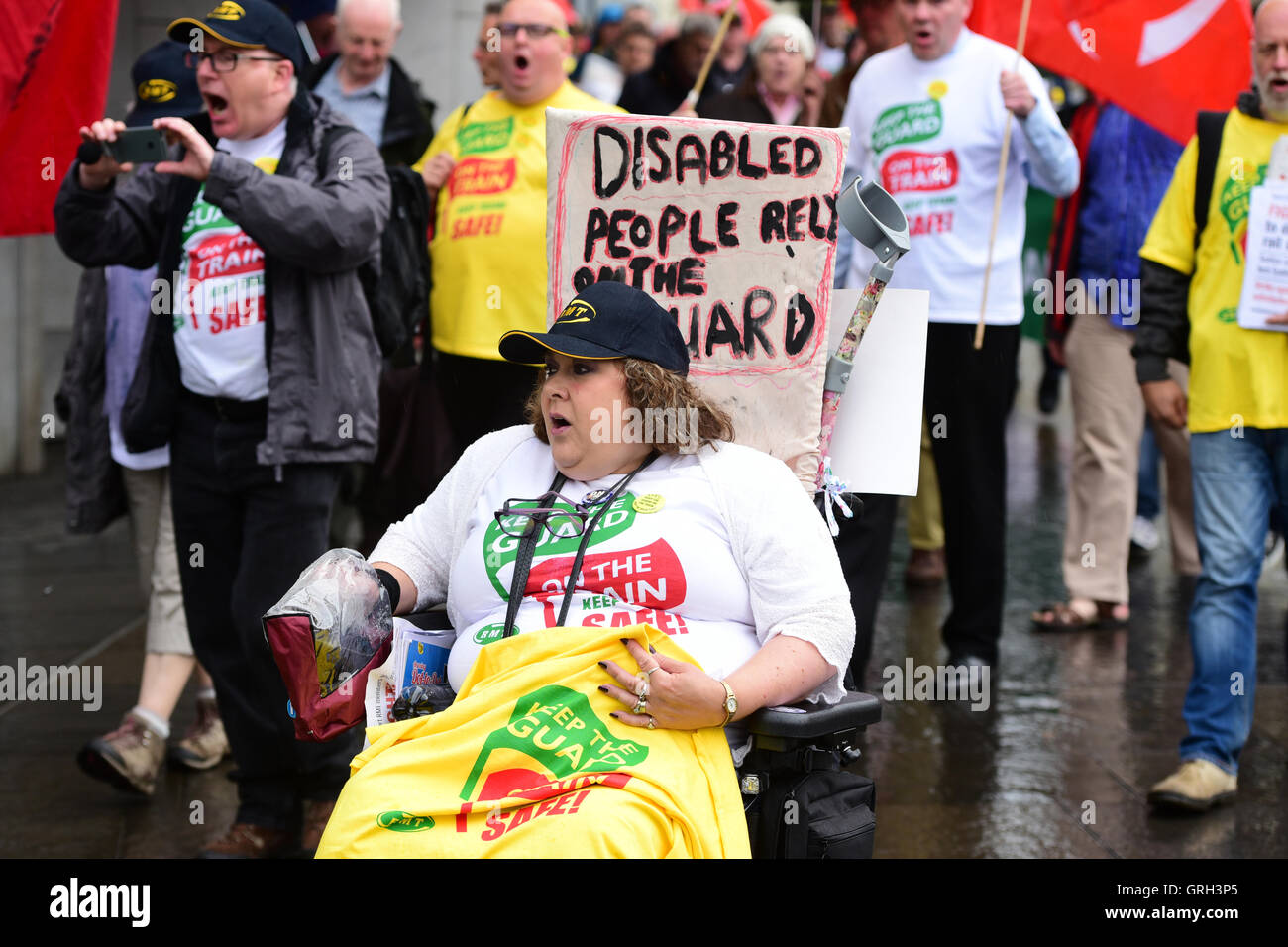 Edinburgh, Scotland, United Kingdom, 08, September, 2016. RMT Union ...