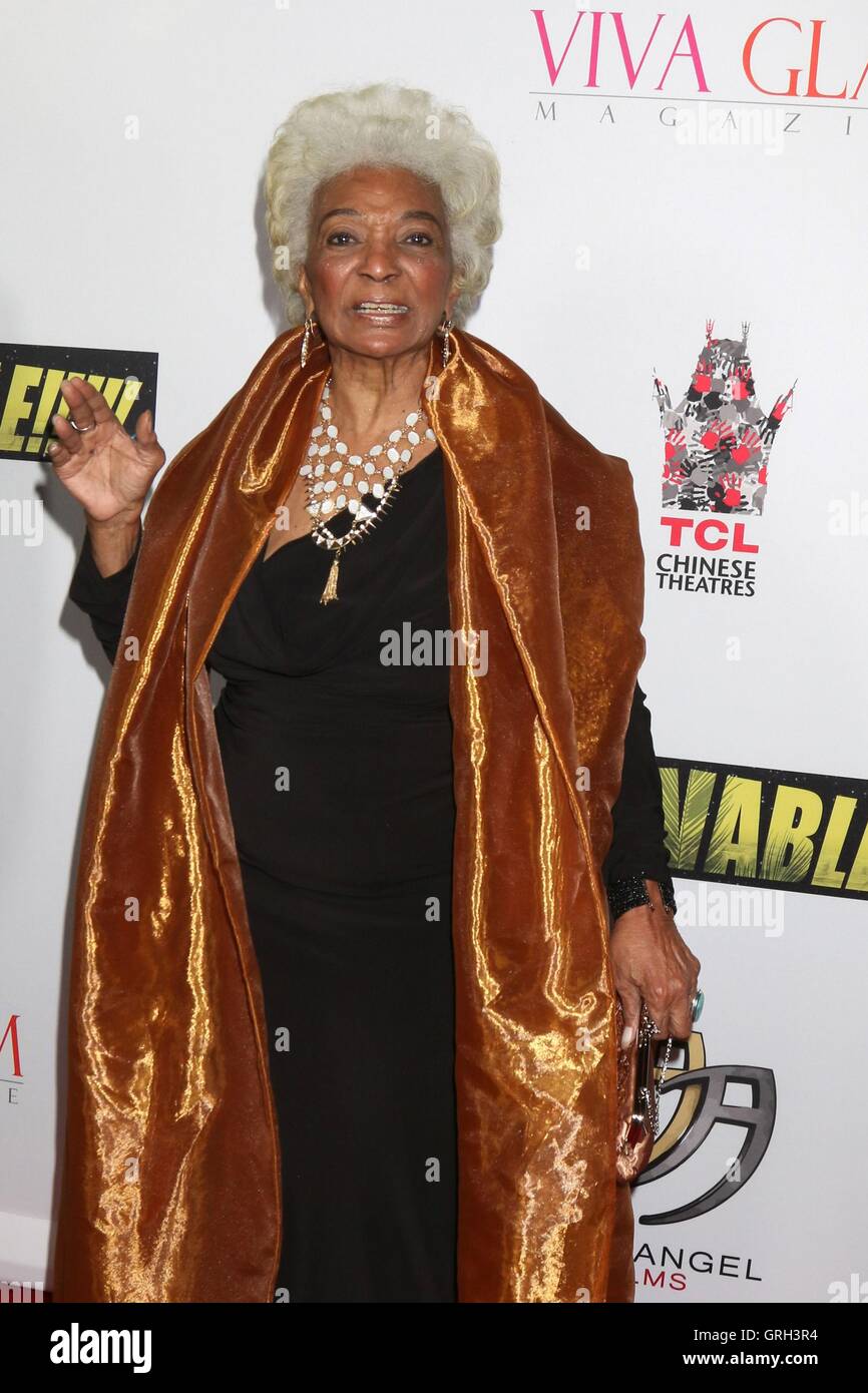 Los Angeles, CA, USA. 7th Sep, 2016. Nichelle Nichols at arrivals for ...