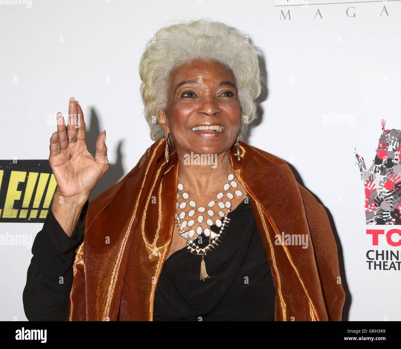 Los Angeles, CA, USA. 7th Sep, 2016. Nichelle Nichols at arrivals for ...