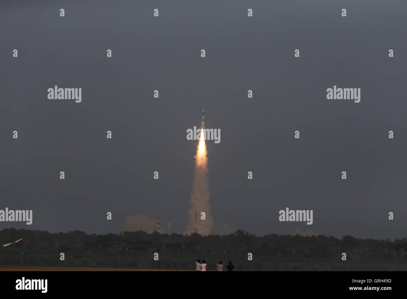 Sriharikota, Andhra Pradesh, India. 8th September, 2016. The fully ...