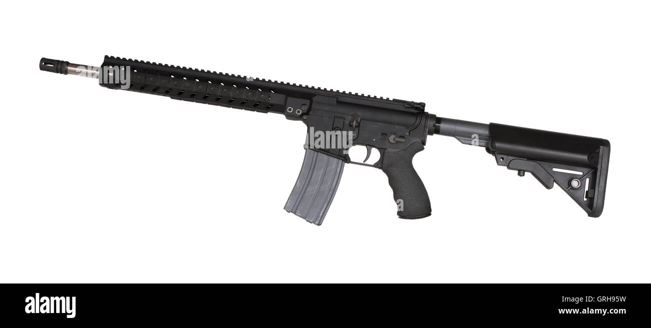 Ar 15 semi automatic rifle gun hi-res stock photography and images - Alamy