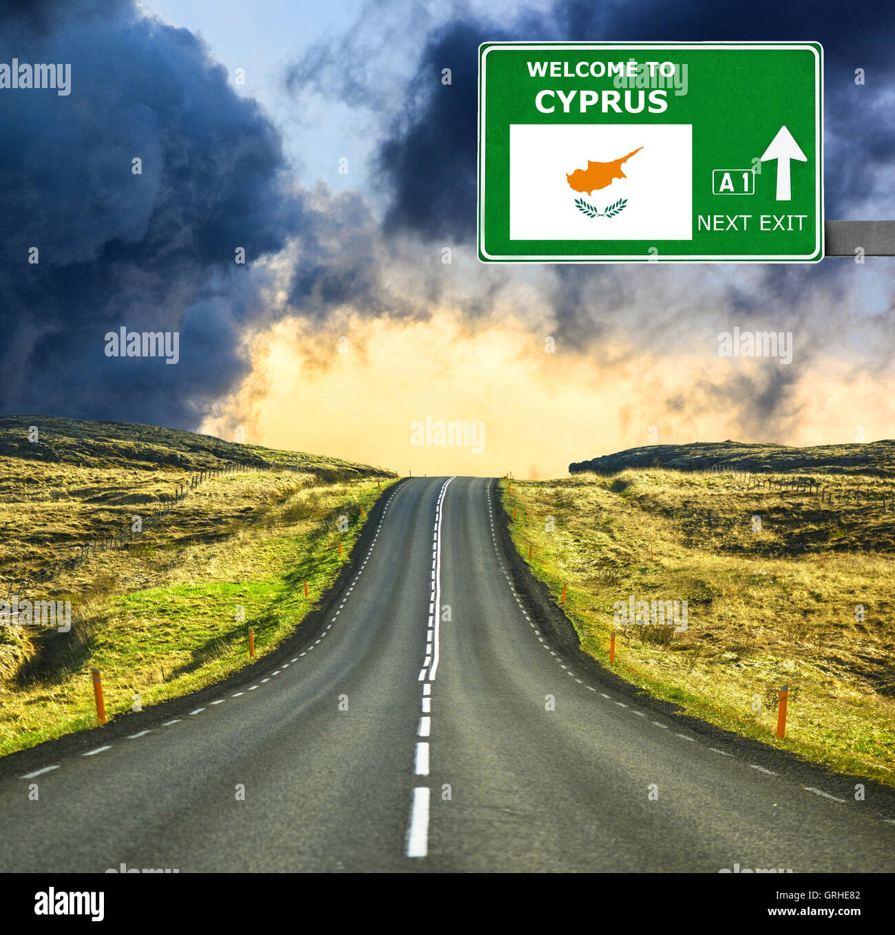 Straight flag of cyprus hi-res stock photography and images - Alamy