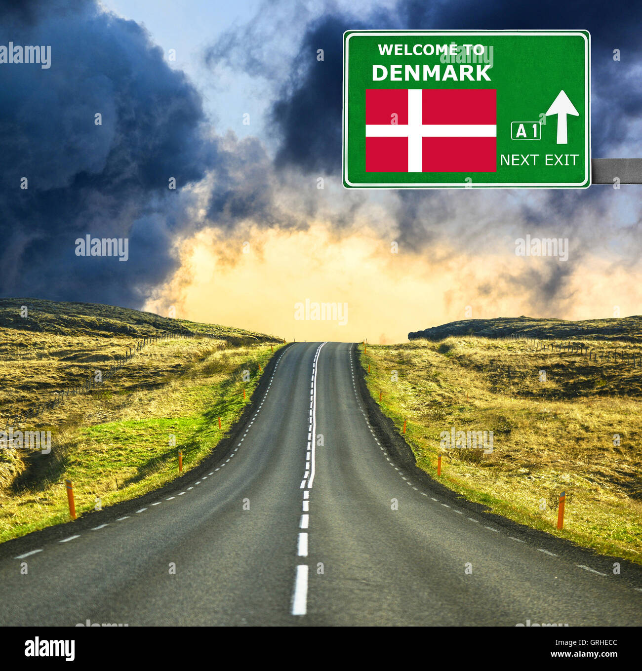 Welcome To Denmark Sign High Resolution Stock Photography and Images ...