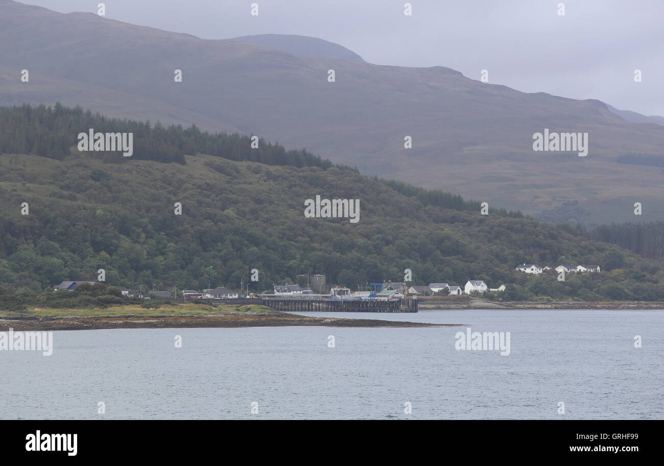 Craignure waterfront Isle of Mull Scotland September 2016 Stock Photo ...