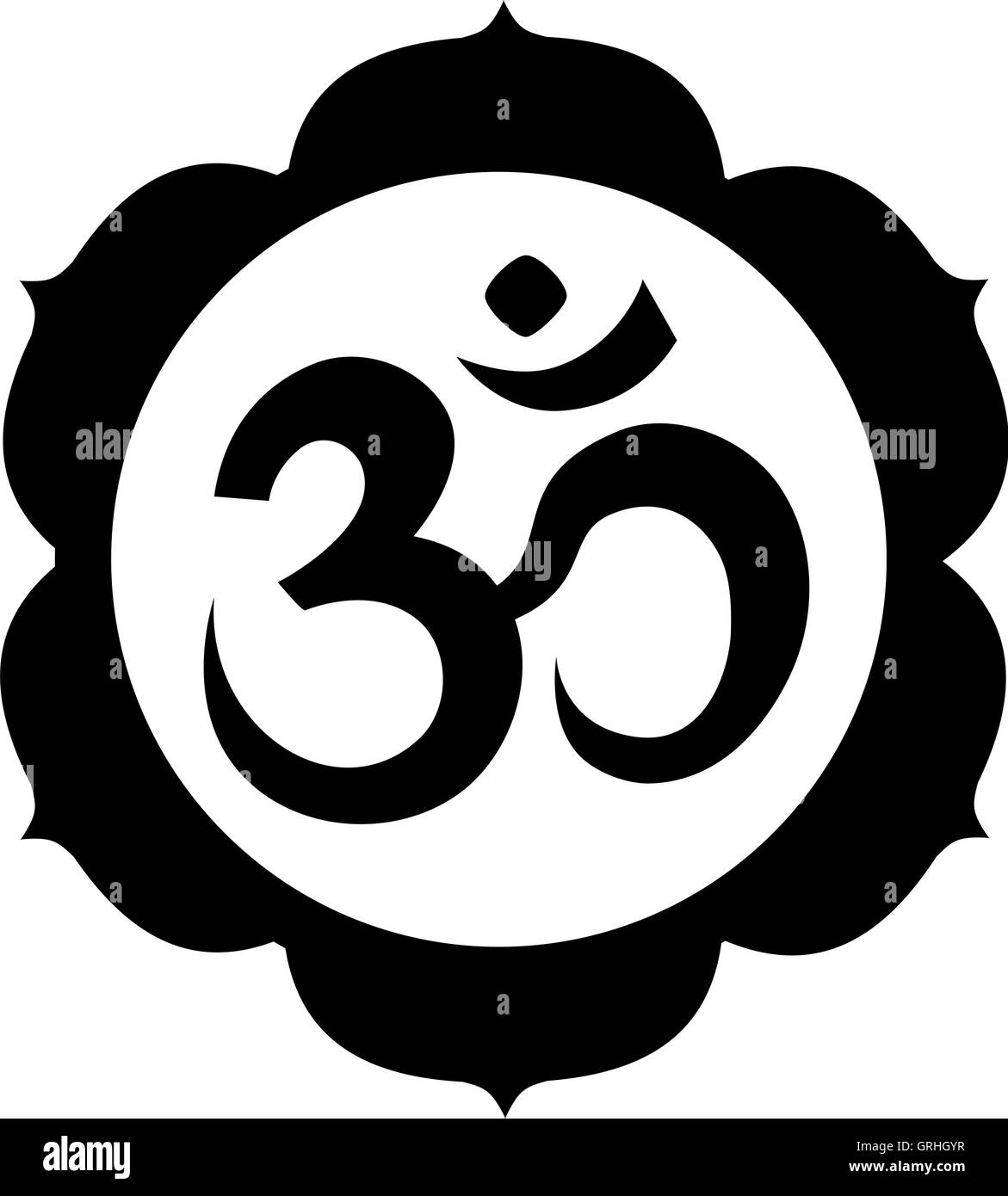 Hindu sanskrit illustration Black and White Stock Photos & Images - Alamy