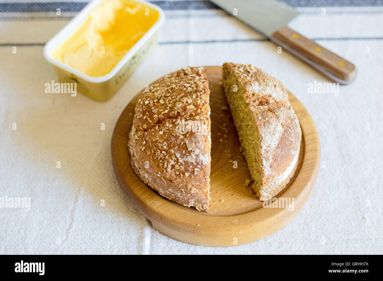 Half Loaves Of Bread High Resolution Stock Photography and Images - Alamy