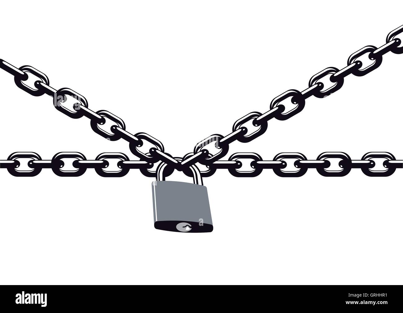 Chain Stock Vector Images - Alamy