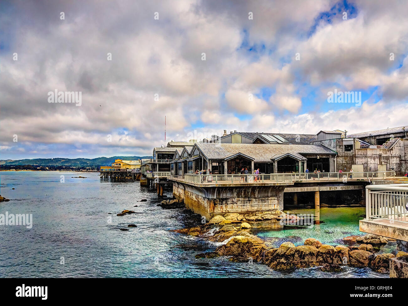 Monterey bay aquarium building Stock Photo - Alamy