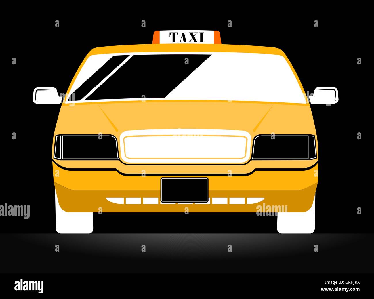 Taxi car new york retro Stock Vector Images - Alamy
