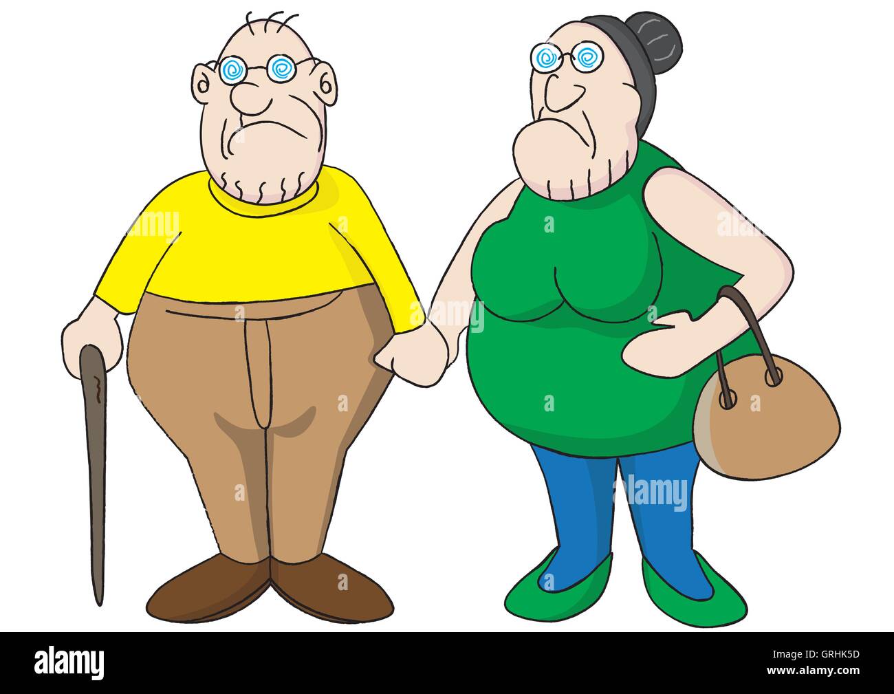 Senior couple grandpa grandma hi-res stock photography and images - Alamy