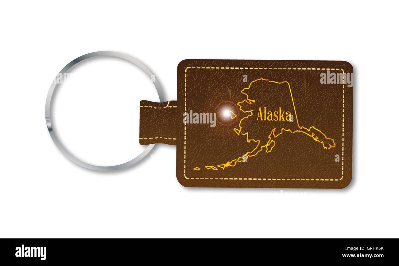 Alaska state outline hi-res stock photography and images - Alamy