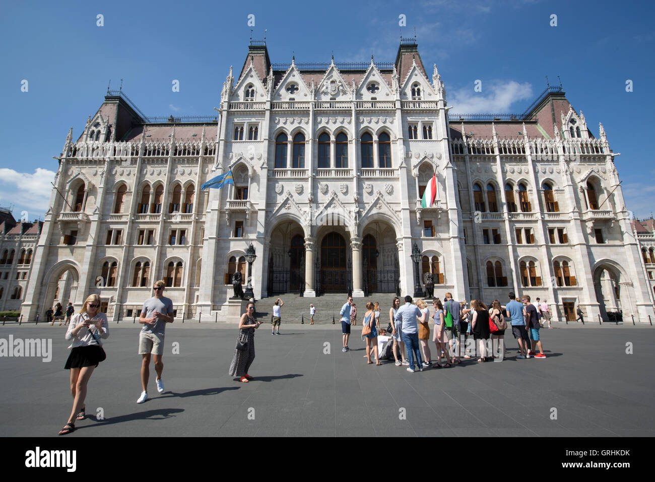 Hungarian Parliament Building, seat of the National Assembly of Hungary ...