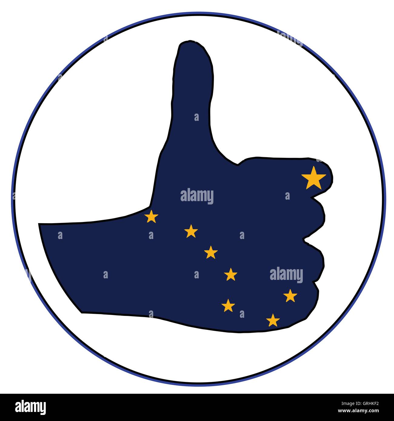 Alaska vector flag hi-res stock photography and images - Alamy