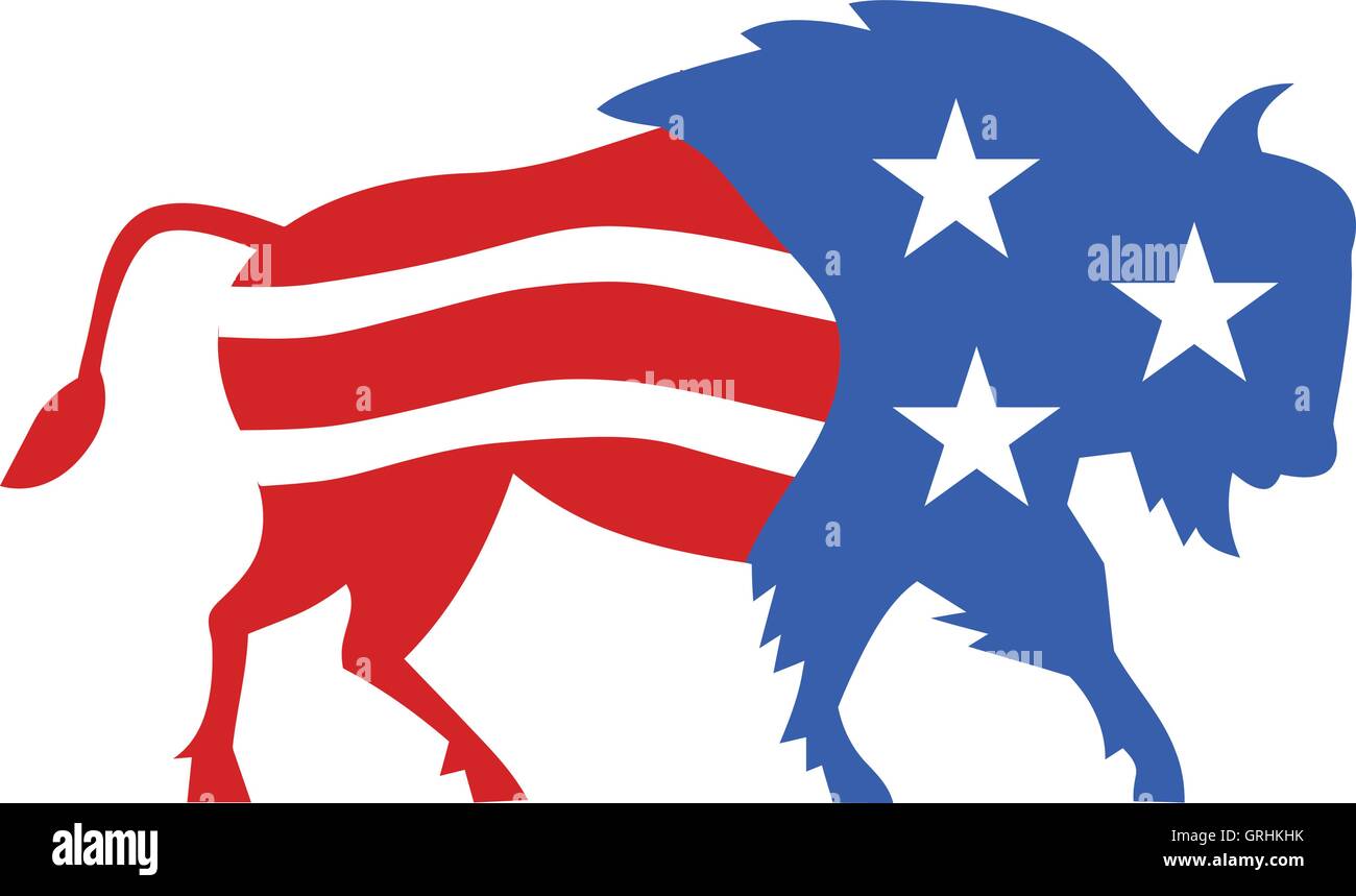American bison bull and cow side by side hi-res stock photography and ...