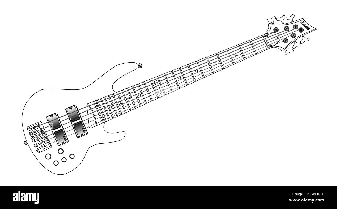 Instrument bass Black and White Stock Photos & Images - Alamy