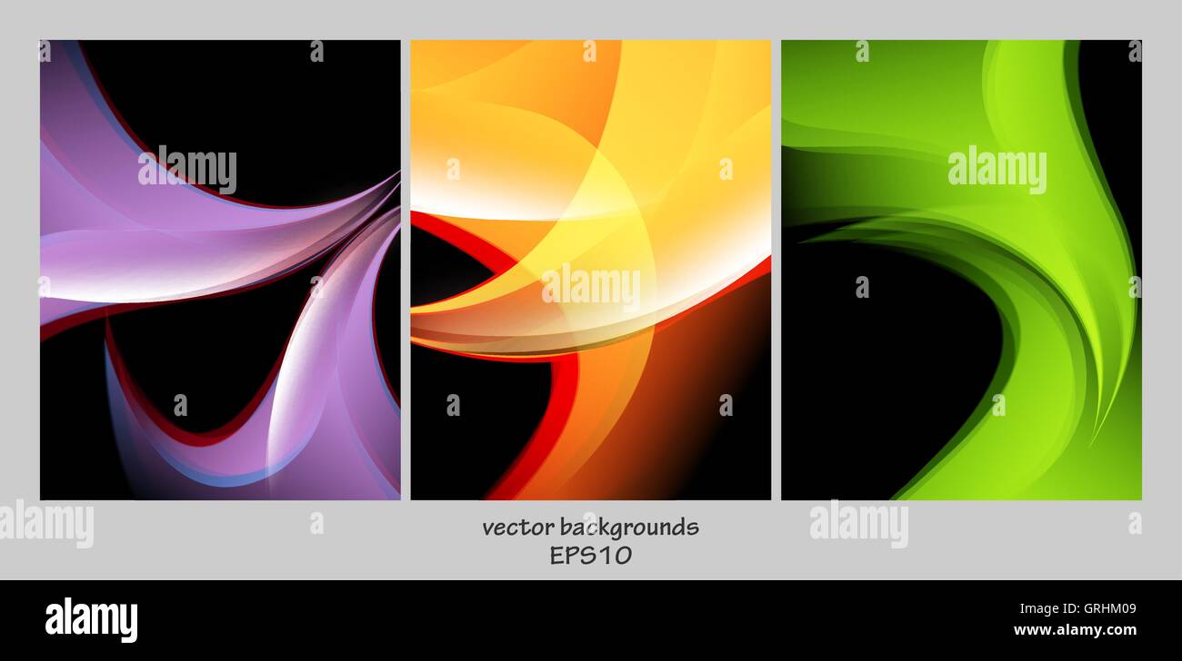 vector backgrounds set Stock Vector Image & Art - Alamy