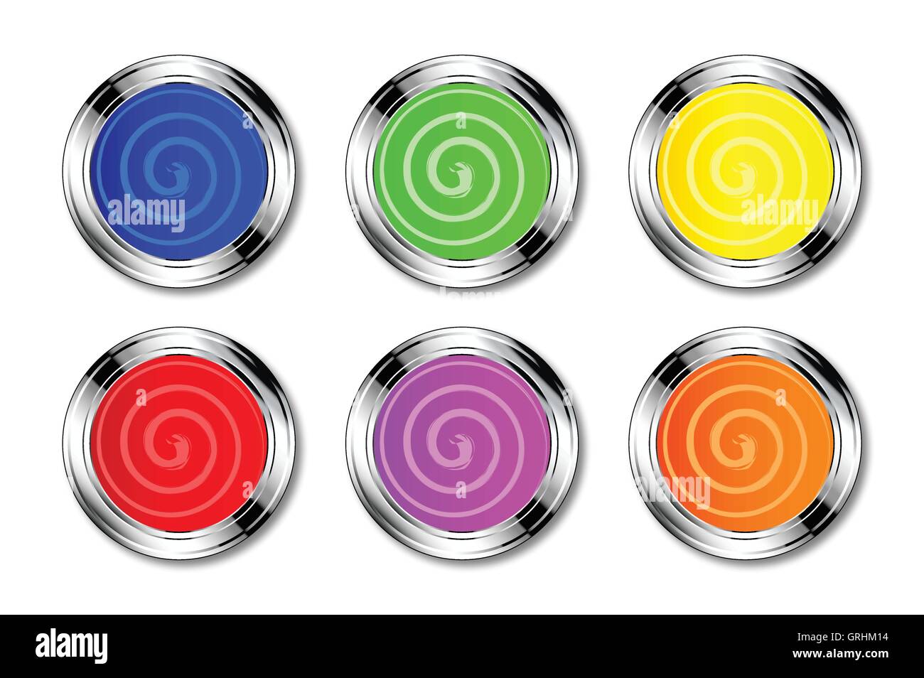 Paint Pot Colours Stock Vector Image & Art - Alamy