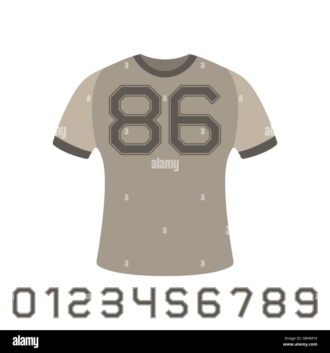 A set of numbers, vector illustration Stock Vector Image & Art - Alamy