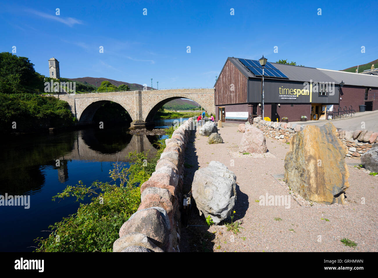 Timespan visitor Centre at Helmsdale, Sutherland, Scotland, United ...