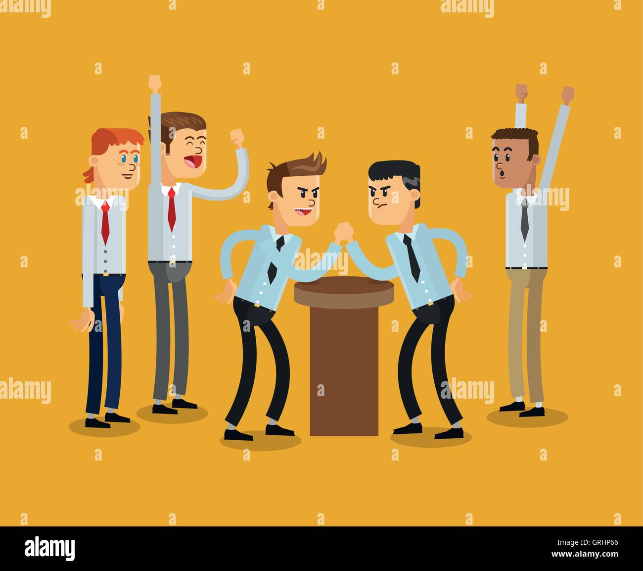 businessmen competition icon Stock Vector Image & Art - Alamy