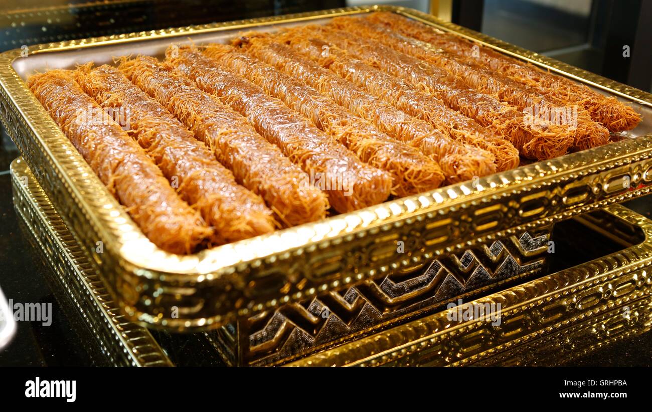 Traditional Arabic Burma Sweets Stock Photo - Alamy