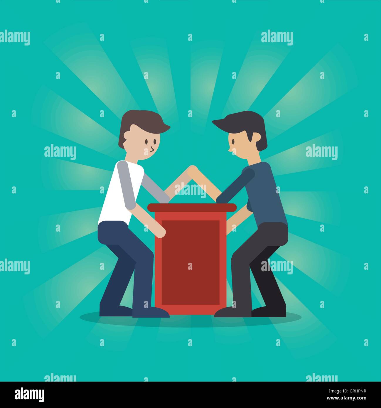 businessmen competition icon Stock Vector Image & Art - Alamy