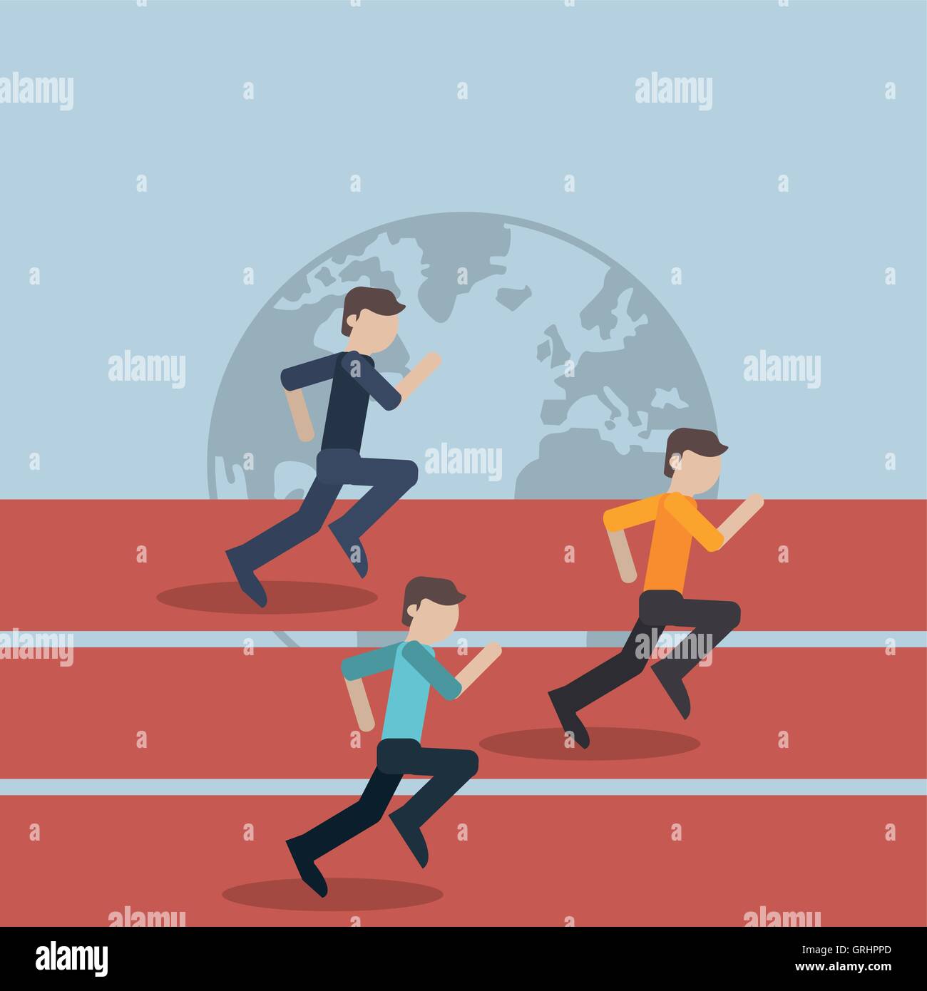 businessmen competition icon Stock Vector Image & Art - Alamy