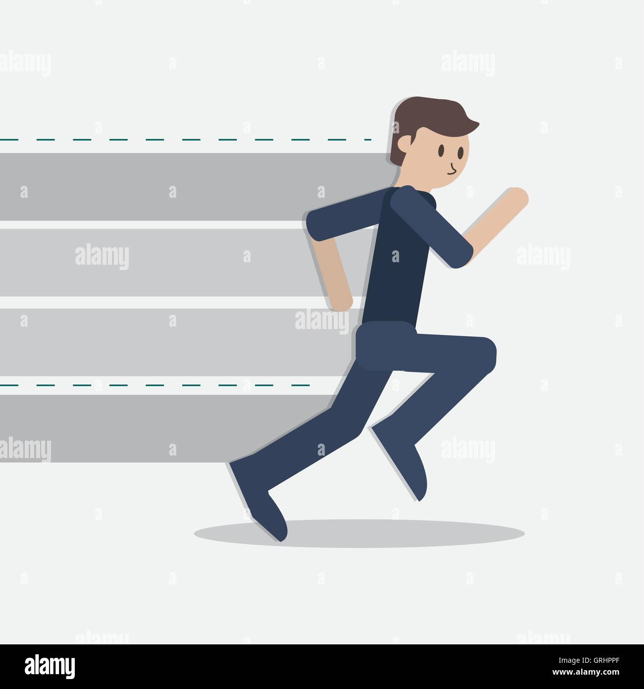 businessman running icon Stock Vector Image & Art - Alamy